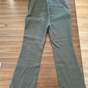LOFT | Pants & Jumpsuits | Loft Gray Kick Crop Flare Slacks | Poshmark